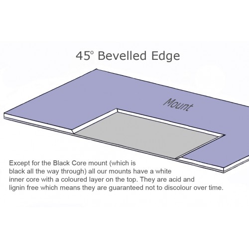 30x40 cm Bevel Edge Photo Picture Mount